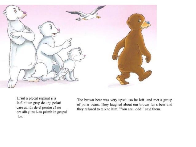 Povestea ursului-cafeniu/The brown bear story | PPTX