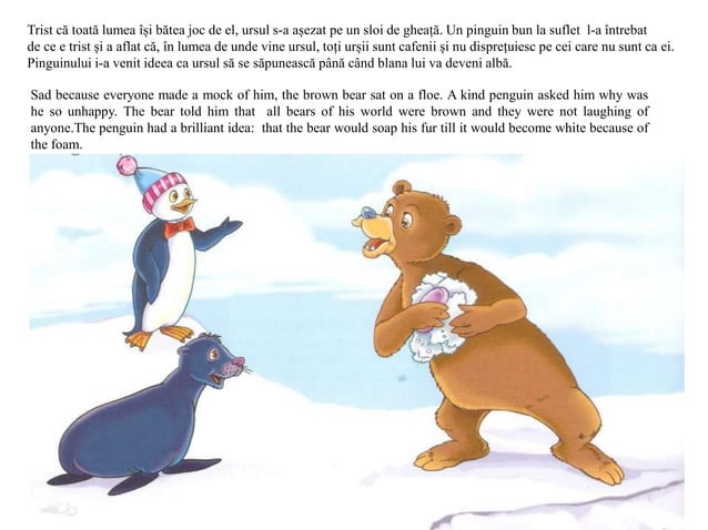 Povestea ursului-cafeniu/The brown bear story | PPTX