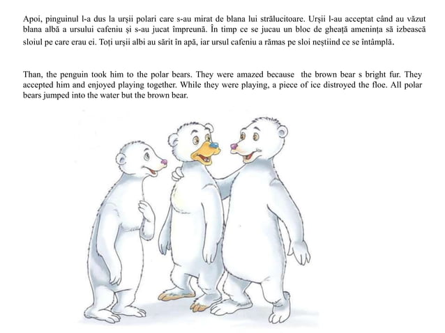 Povestea ursului-cafeniu/The brown bear story | PPTX