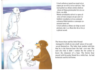 Povestea ursului-cafeniu/The brown bear story | PPTX