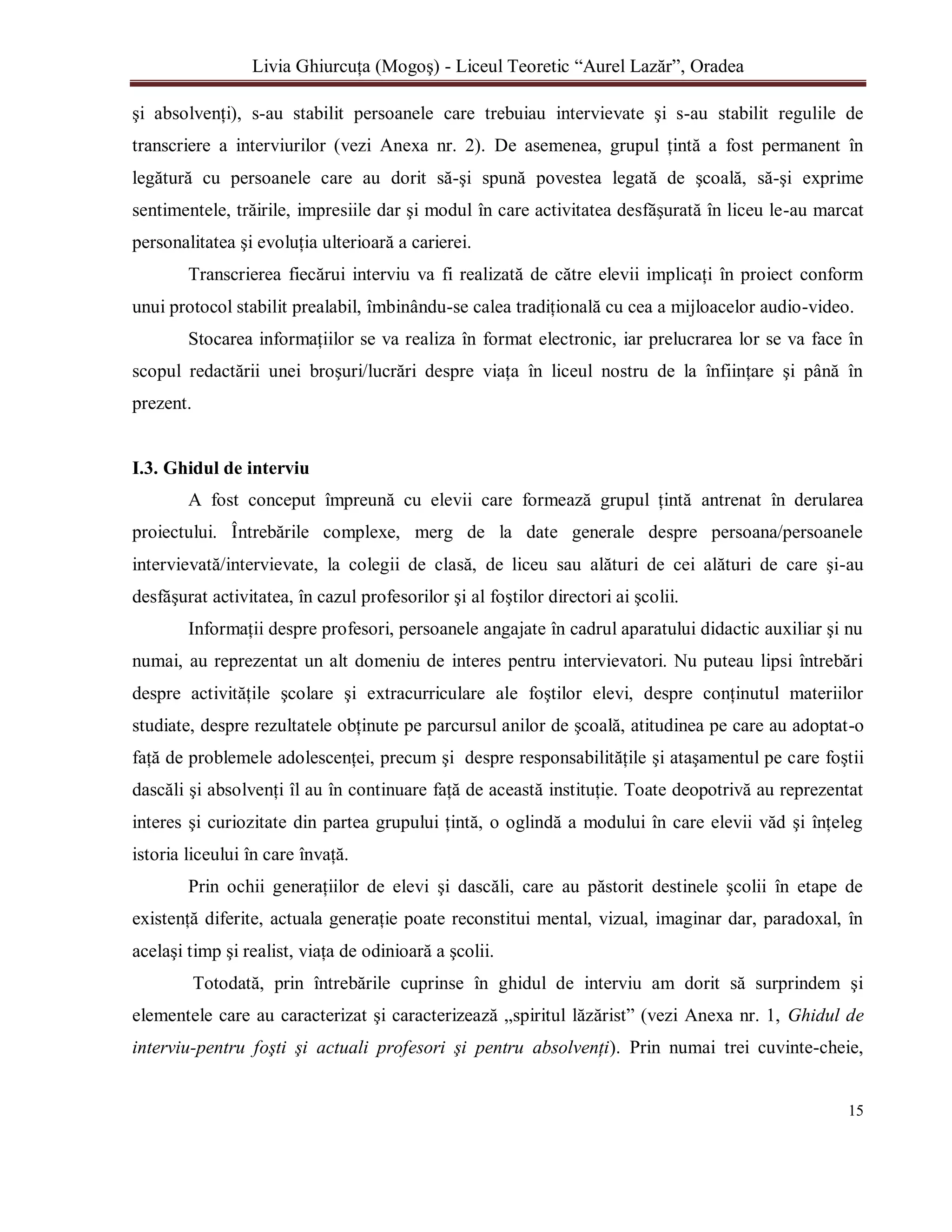 Povestea scolii mele(1) | PDF