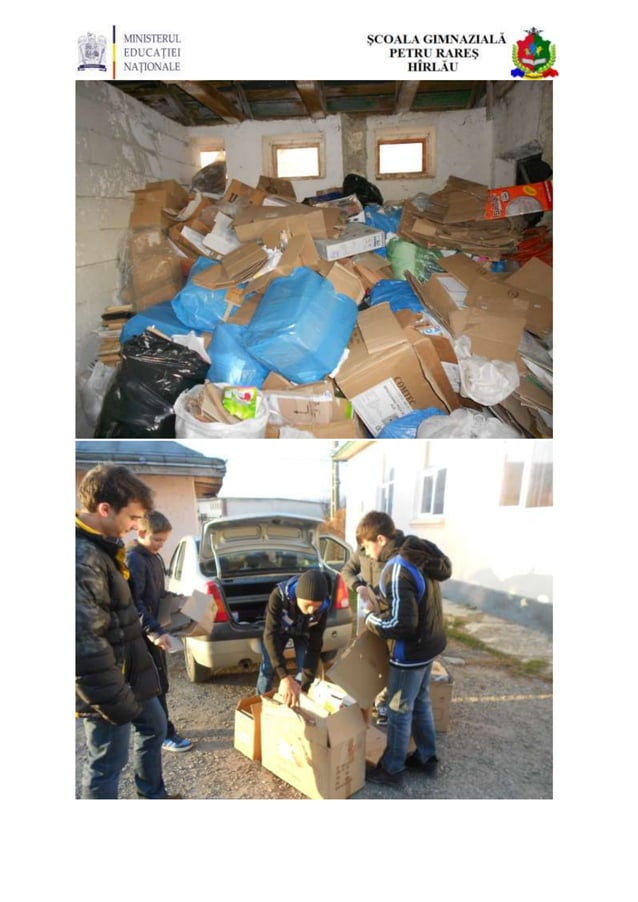 Poveste reciclare Scoala Gimnaziala Harlau, jud. Iasi | PDF