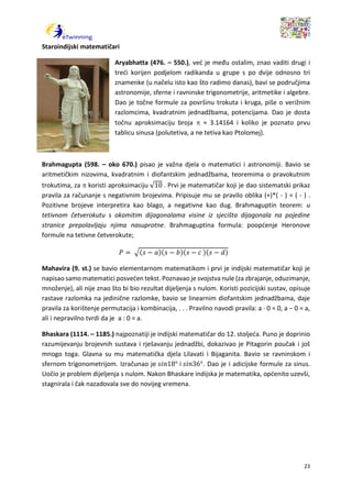 Povijest matematike (History of Math) | PDF