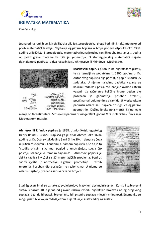 Povijest matematike (History of Math) | PDF
