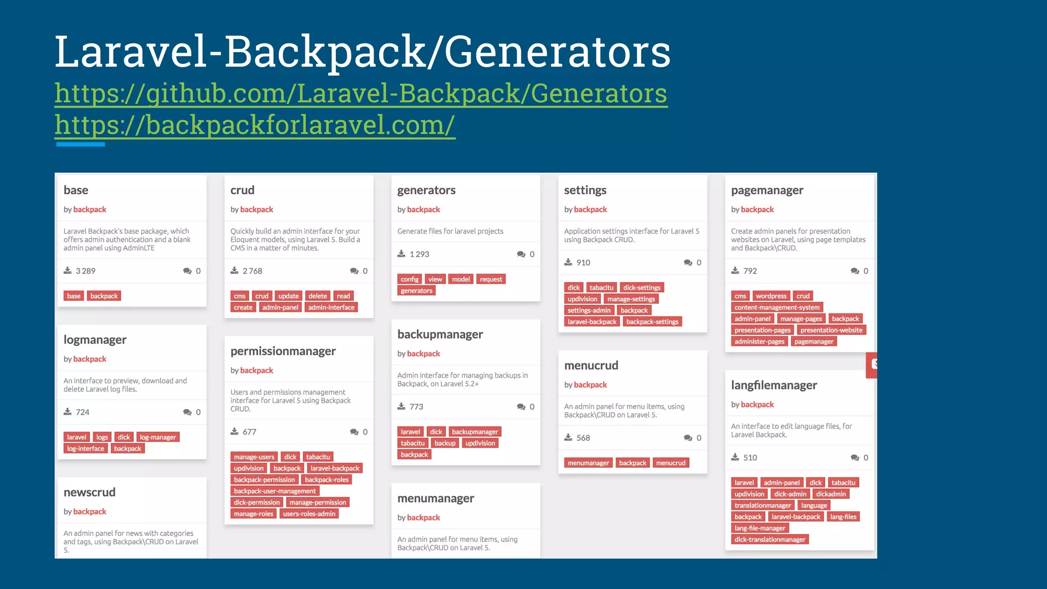 Laravel Code Generators and Packages | PDF | Programming Languages | Computing