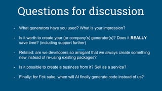 Laravel Code Generators and Packages | PDF | Programming Languages | Computing