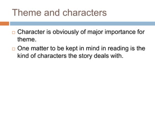 Point of View and Theme in literary work | PPTX