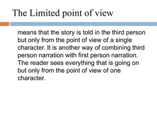 Literary Point Of View Examples