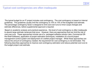 Software Cost Contingency Development | PDF
