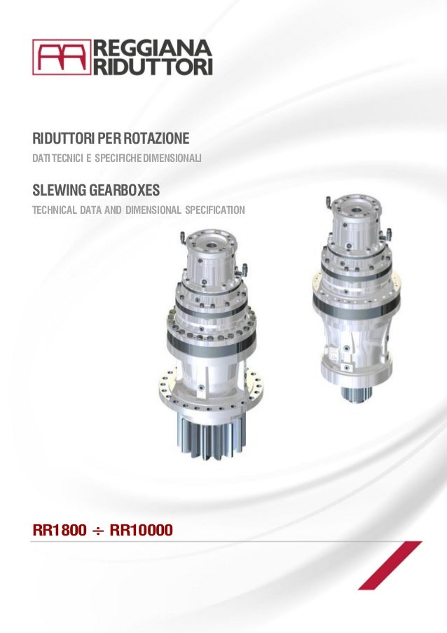 Редукторы поворотные Reggiana Riduttori