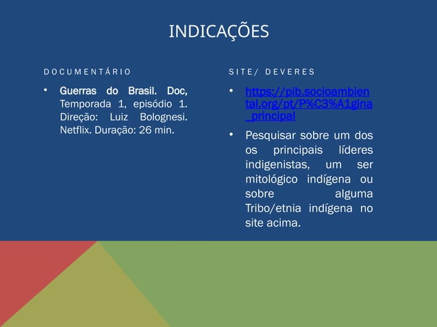 povos indígenas do Brasil - slide feito pelo professor Daniel Andrade | PPTX