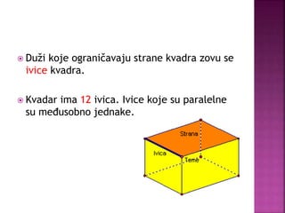 Površina kvadra i kocke | PPTX