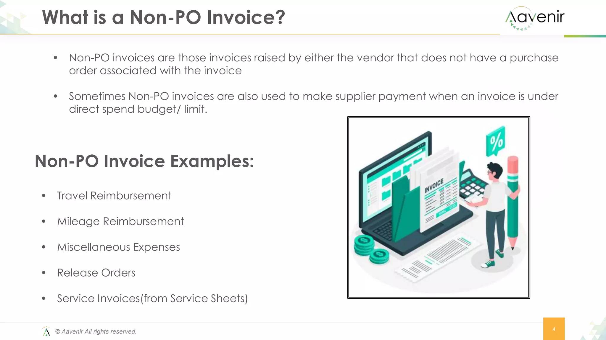 PO vs Non - PO Invoices | PPTX