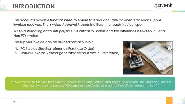 PO vs Non - PO Invoices | PPTX