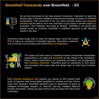Selecting SAP S/4 HANA- Digital Core migration strategy - Greenfield vs ...