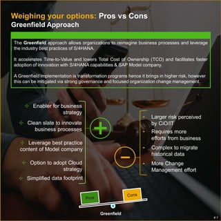 Selecting SAP S/4 HANA- Digital Core migration strategy - Greenfield vs ...