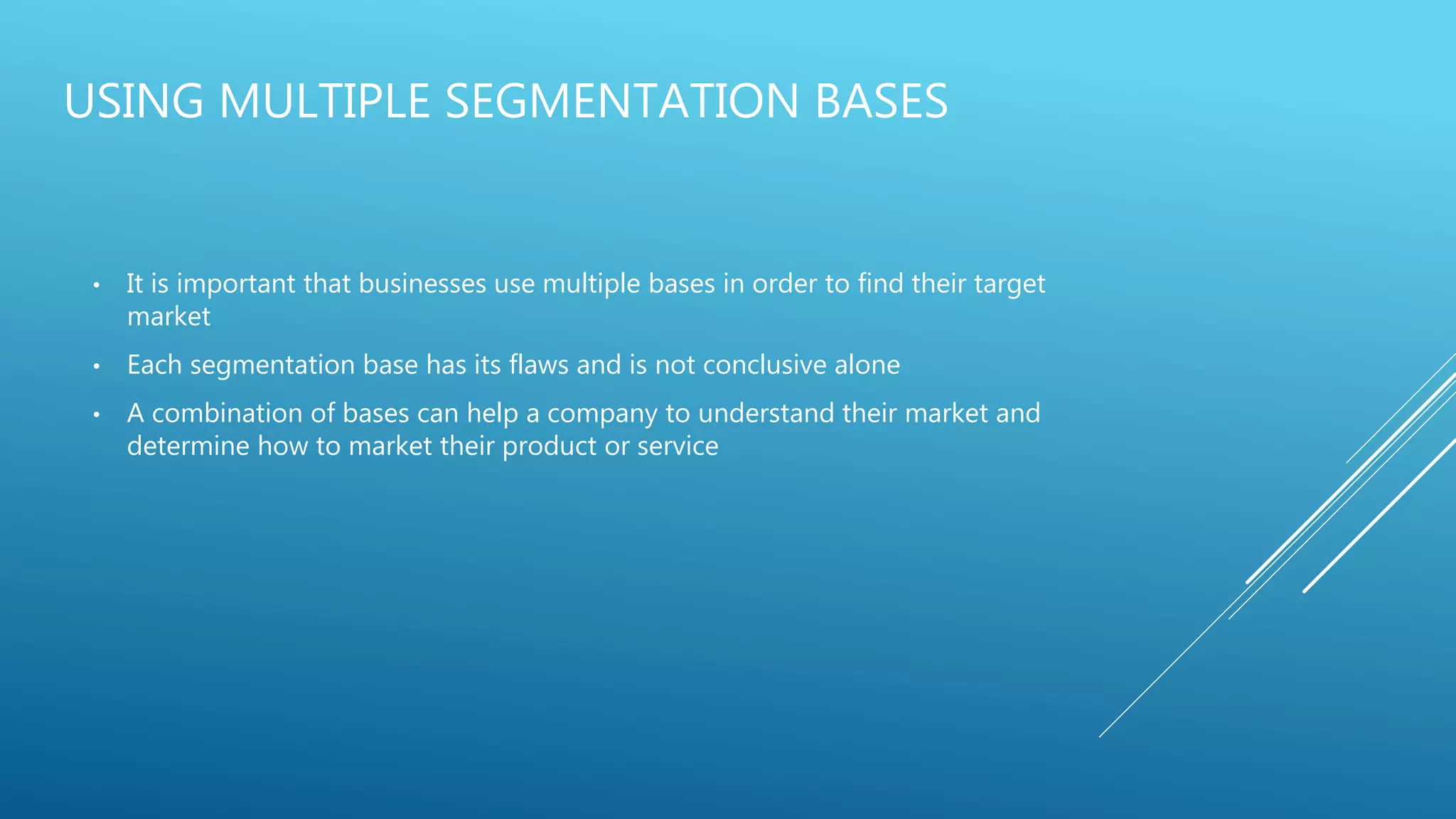 Segmenting Consumer Markets | PPTX