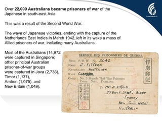 Australia Remembers - Prisoners of War | PPT