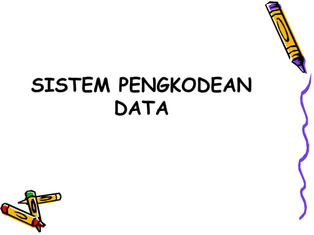 Pow Point Sistem Pengkodean Data | PPT