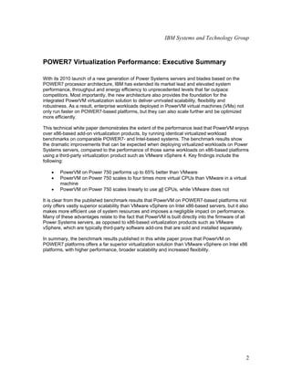 A Comparison of PowerVM and Vmware Virtualization Performance | PDF