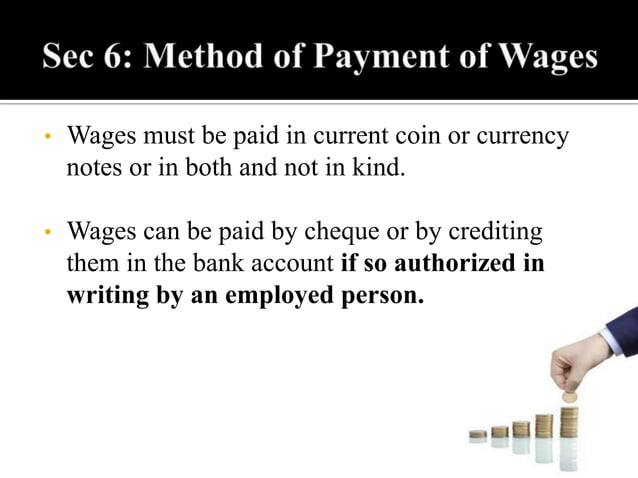 Payment of Wages Act 1936 | PPTX