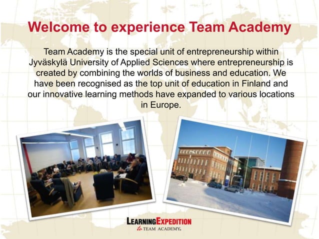 Tiimiakatemia's Learning Expedition in a nutshell | PPTX