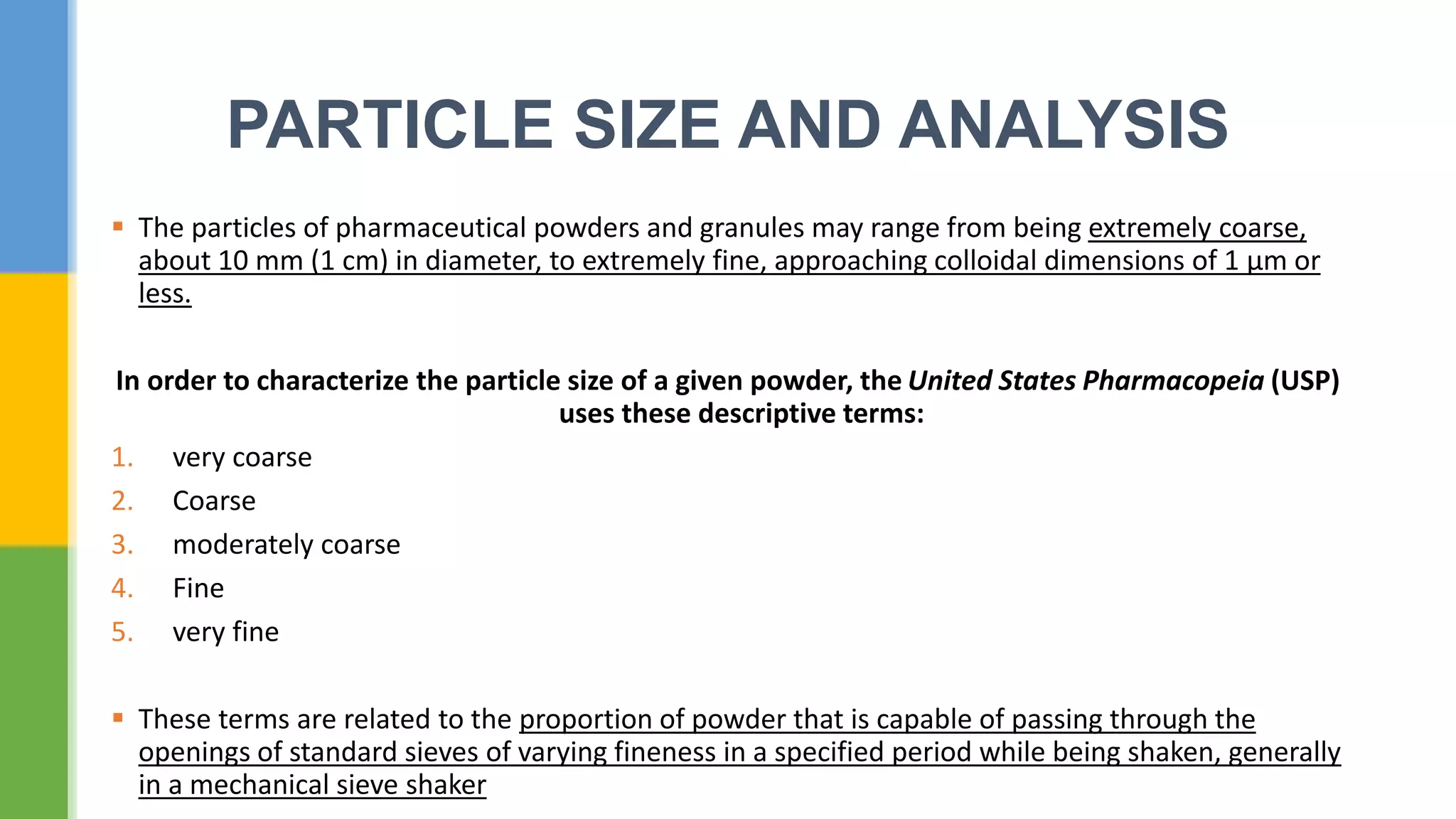 Powder - pharmaceutics | PPTX