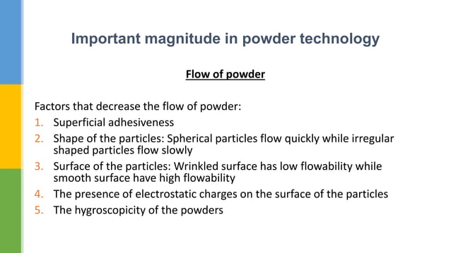 Powder - pharmaceutics | PPTX | Physics | Science