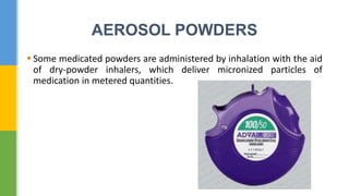 Powder - pharmaceutics | PPTX