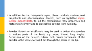 Powder - pharmaceutics | PPTX