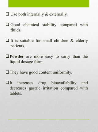Powder presentation | PDF