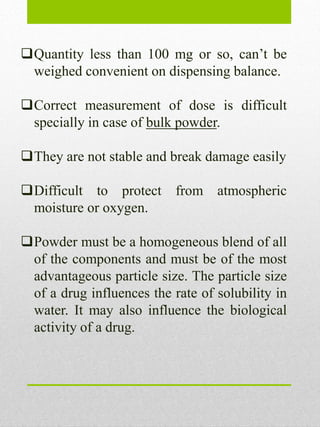 Powder presentation | PDF