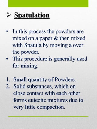 Powder presentation | PDF