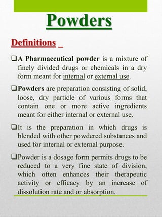 Powder presentation | PDF