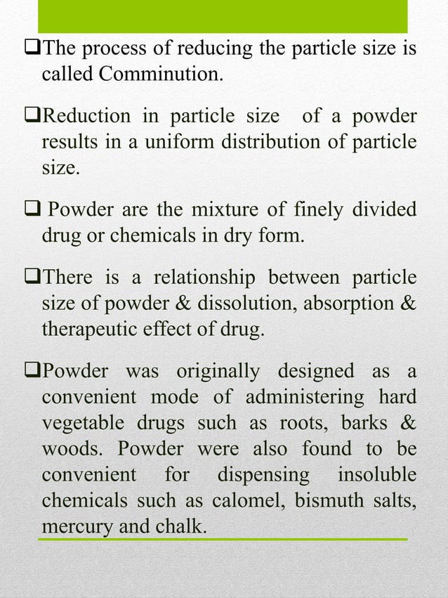 Powder presentation | PDF | Substance Abuse | Diseases and Conditions