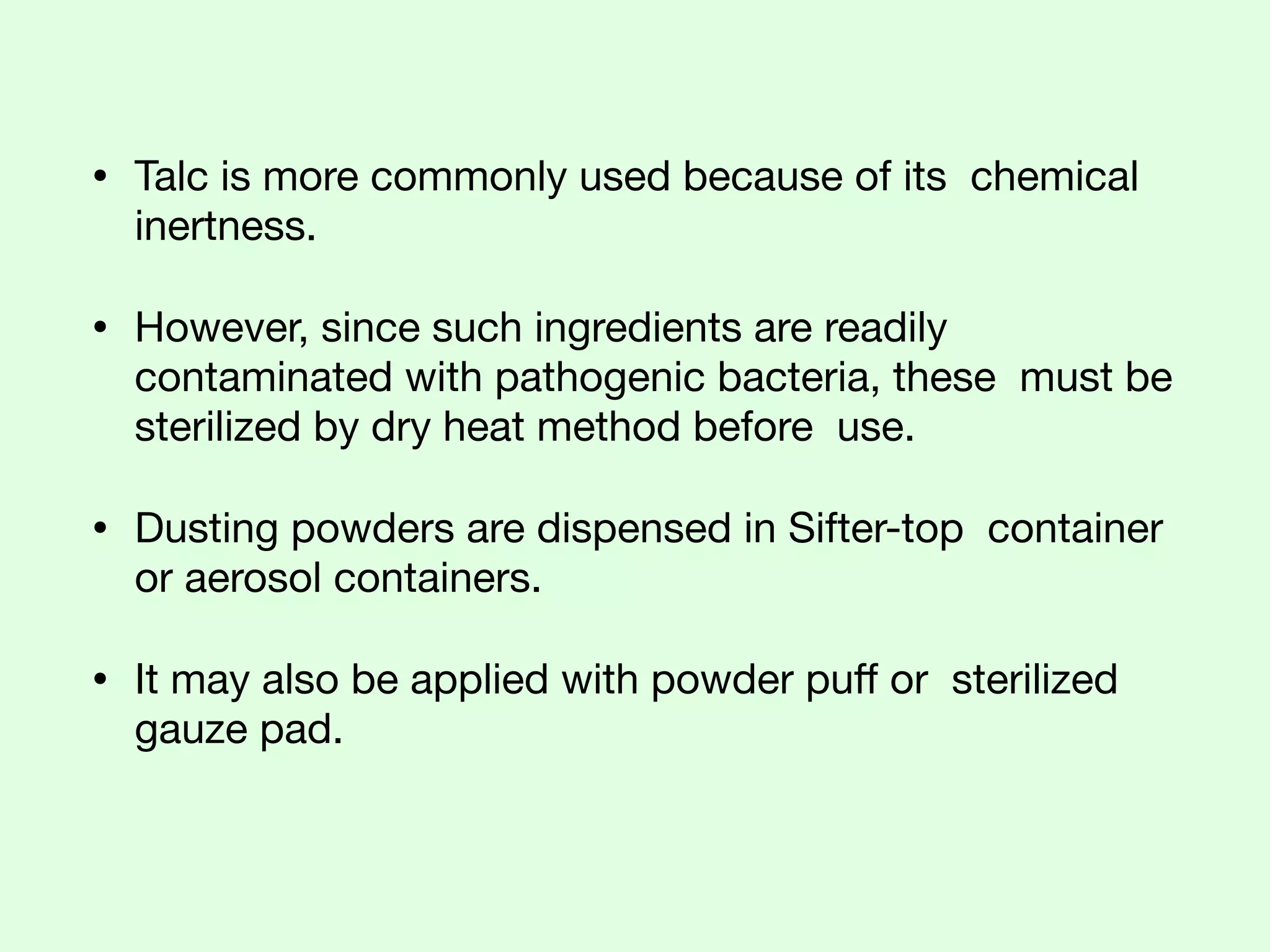 Powder dosage forms | PDF