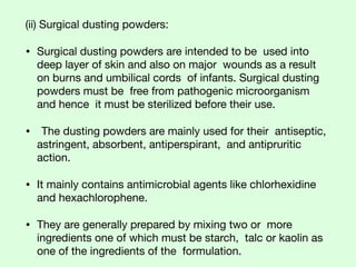 Powder dosage forms | PDF