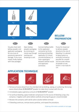 SURGISPON Absorbable Gelatin Sponge Haemostatic Powder | PDF