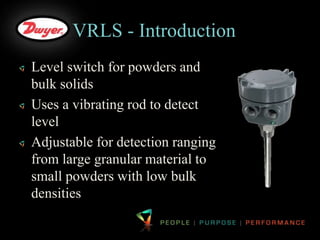 Powder and Bulk Level Sensors | PPTX