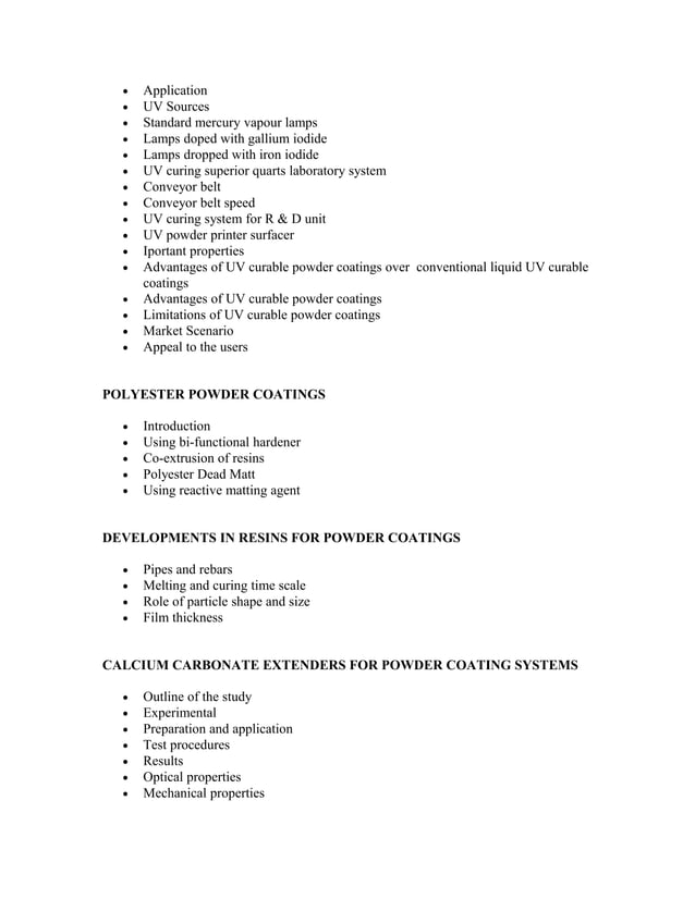 Powder coating books pdf | DOC | Chemistry | Science