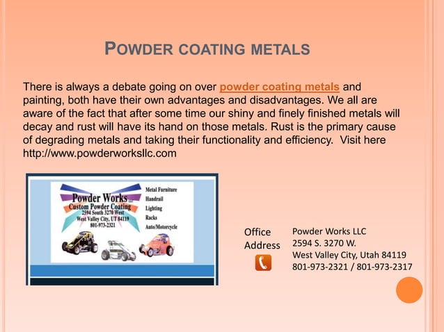 Powder coating metals | PPT