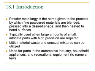 Powder compacting.pdf. powder metallurgy | PDF