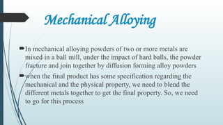 Powder matullargy MS ppt.pptx mechanical engineering | PPTX