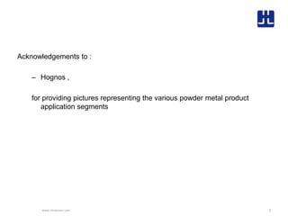 Powder Metal Applications | PPT
