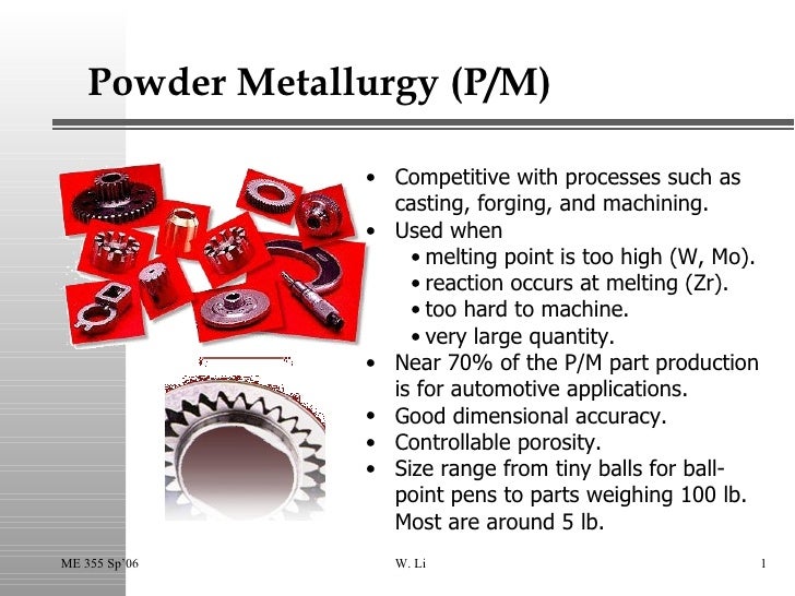 Powder Metallurgy