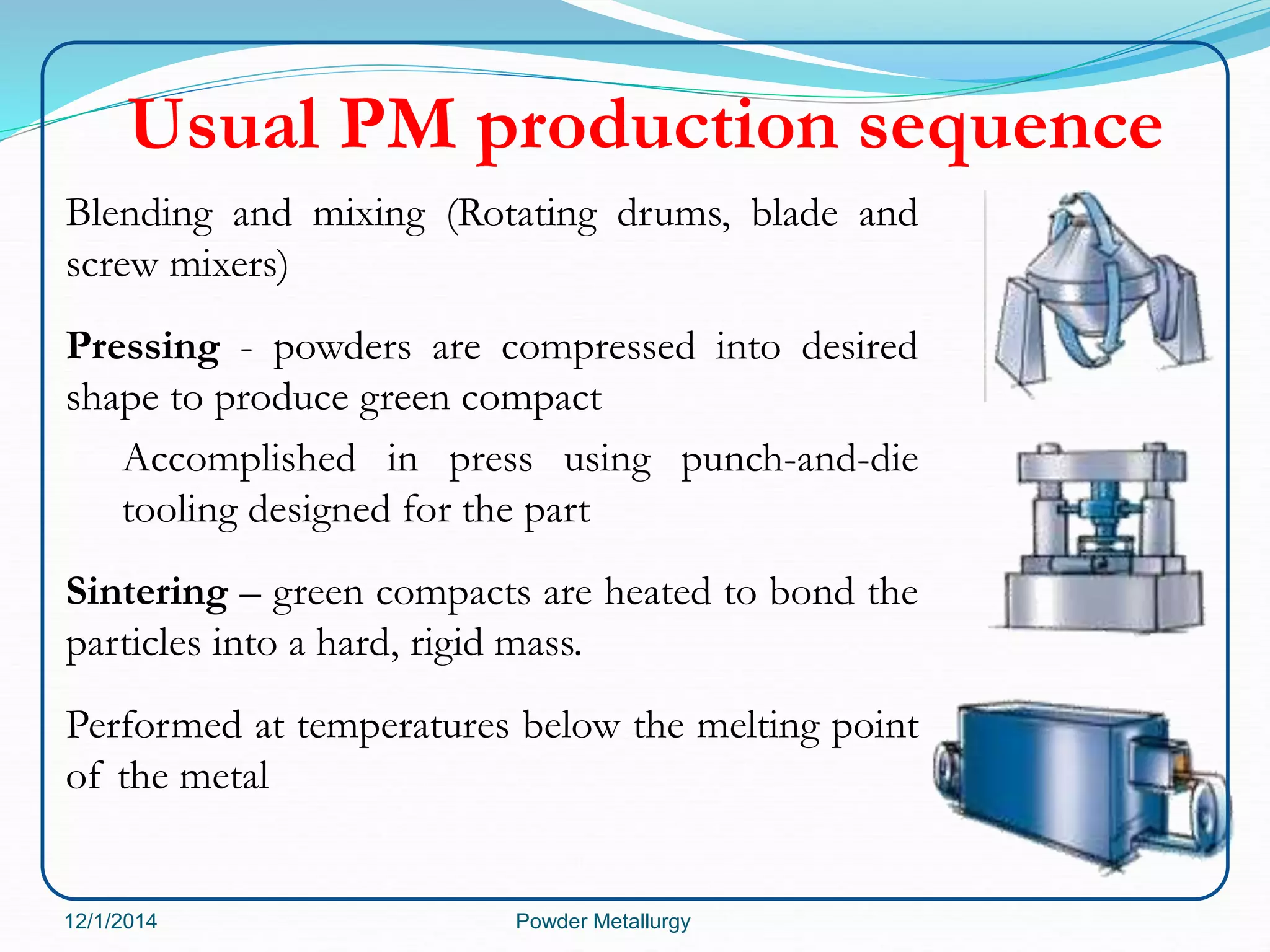 Powder metallurgy | PPT
