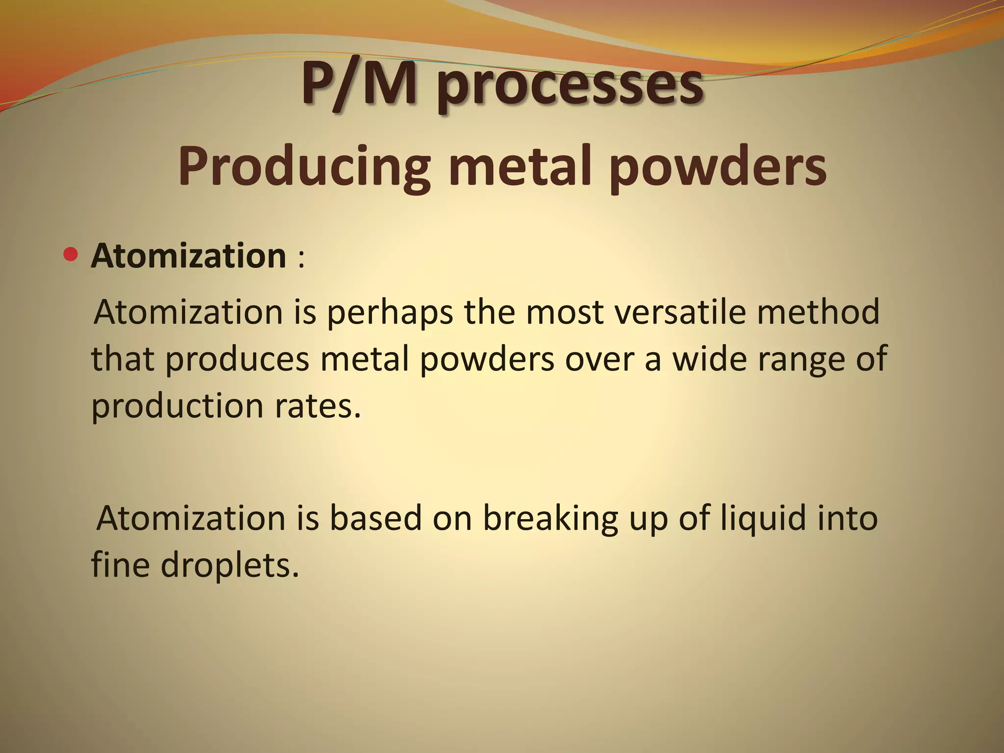 Powder metallurgy | PPT