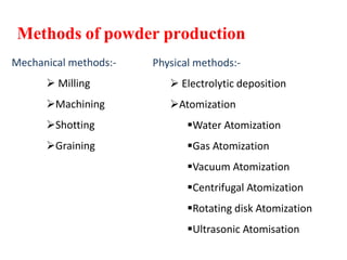 Powder metallurgy | PPT