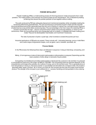 Powder metallurgy | DOCX