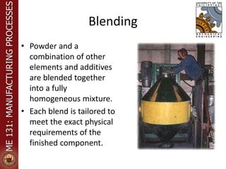 Powder Metallurgy.pptx | Chemistry | Science